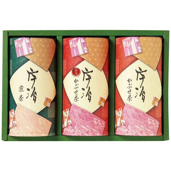 ●商品名/宇治茶 ギフトセット IC-80●商品内容/特選かぶせ茶110g・かぶせ茶110g・煎茶110g×各1●箱サイズ/約26.5×18×8cm●重量/約580g●生産国/日本●賞味期限/製造日より常温約360日玉露と似た製法で栽培する...