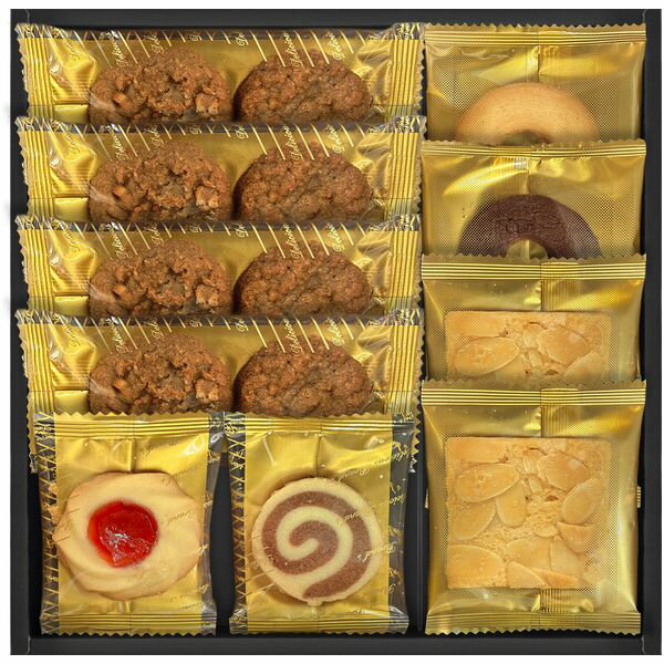 ●商品名/ベイクドスイーツファクトリー SC-AE●商品内容/クッキー(プチコーヒー2枚入×4、プチラズリン・うずまき・リングバター・リングココア×各1、トフィーアーモンド×2)●箱サイズ/約21×20×4cm●重量/約190g●賞味期限/...