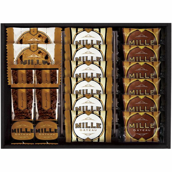 ●商品名/ミル・ガトー スイーツセレクト CZ-20●商品内容/ミルククランチバー×4、ナッツとチョコのざっくりクッキー×2、ラングドシャ(プレーン・ショコラ)×各6●アレルゲン/卵・乳成分・小麦●賞味期限/製造より180日●箱サイズ/約2...