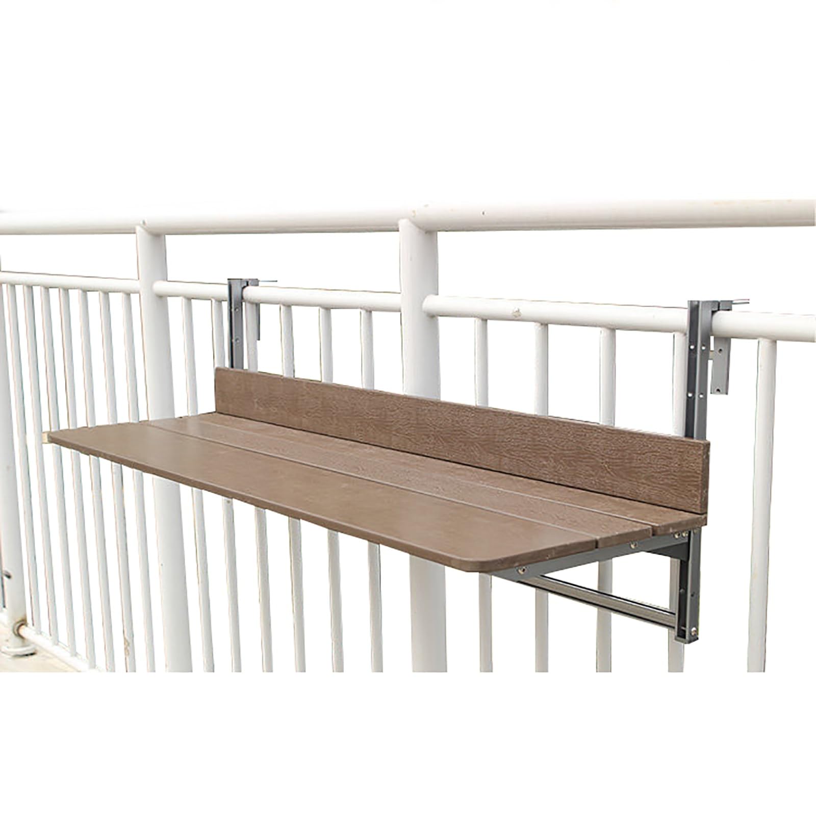 ? 省スペース設計: 当社のバルコニー手すりテーブルは利便性を考慮して設計されており、使用していないときはわずか 9cm に折りたたむことができるため、バルコニーやデッキなど、限られたスペースの設定に最適なソリューションです。? 高さ調節オ...