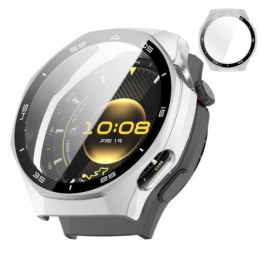 【対応機種】HUAWEI WATCH GT6 Pro (46mm)用保護ケース。ご購入前に、機種の型番を必ずご確認ください。 【優れた材質】PC+強化ガラス素材を採用。指紋や汗がつきにくく、肌触りが良い仕上がり。時計本体にぴったりフィットし...