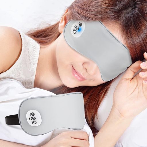 🌙💤【心地良い暖かさ】USBホットアイマスクの温度調整が低温ー青LED(約30°C)・中温ー緑LED(約35°C)・高温ー赤LED(約40°C)の3段階できて、自分に適した温度で使えます。温度は高温でも低温で...