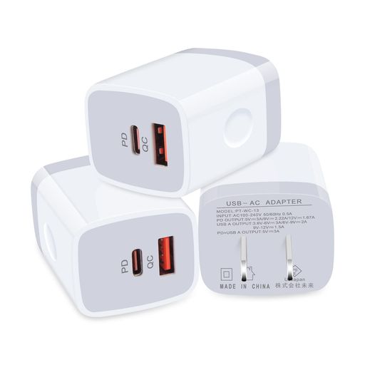 🔰【USB-C 20WおよびUSB-A 18Wポート搭載】 Power Delivery対応のUSB CとQuick Charge対応のUSB Aの両ポートを搭載しています。 USB-C単独で使用する場合、USB-Cは20W...