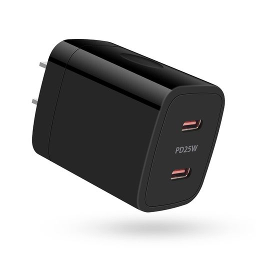 🔰【25WUSB-C2ポート搭載】PowerDelivery対応のUSBC両ポートを搭載しています。各ポート単独で使用する場合、USB-Cは25Wを出力します。同時に充電する場合、合計25Wの電圧電流に対応し、自動判別機能を...