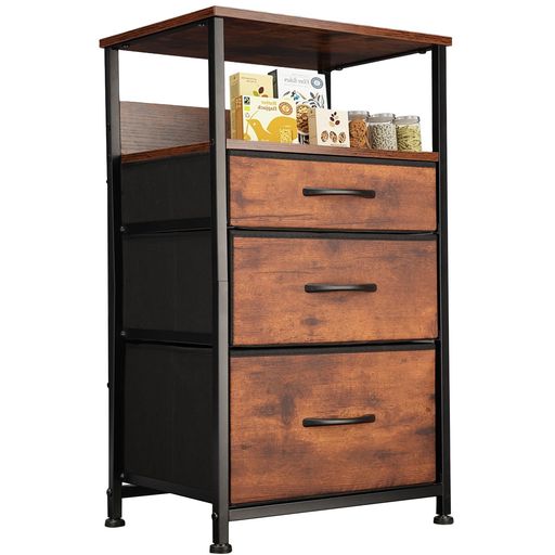 【多様な使用シーン】この収納サイドキャビネットはコンパクトなサイズが特徴で、狭いスペースにも完璧に収まります。寝室、大学の寮、リビングルーム、オフィスなど、様々な場所に最適です。用途としては、寝室のベッドサイドテーブルとして、ソファのそばの...