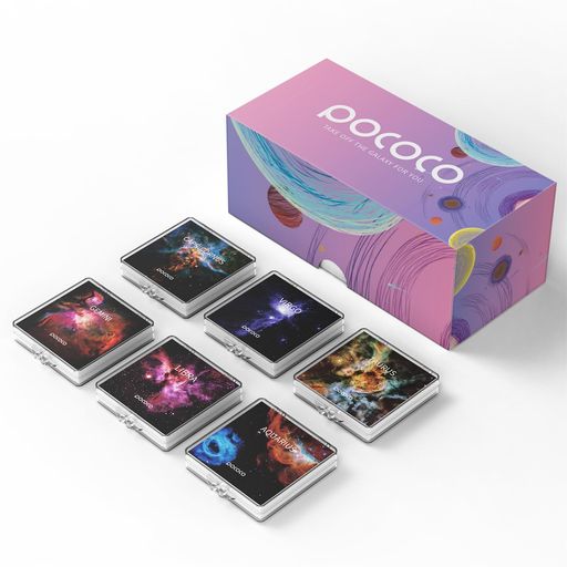 【交換ディスクで叶える、自宅が銀河に変わる特別な夜】POCOCOの家庭用プラネタリウム専用ディスクは、おうち時間を格別にします。お気に入りのソファに座って天井を見上げれば、星空やギャラクシーが部屋いっぱいに広がり、まるでキャンプに来たような...