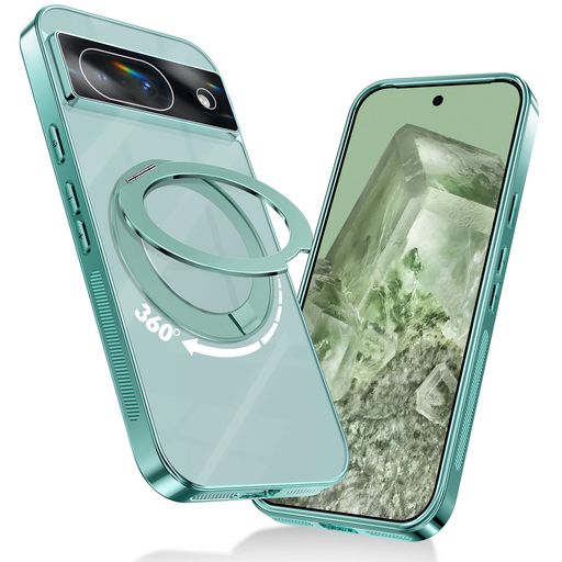 【360°回転スタンド|快適視聴】Google Pixel 8 専用ケース。スタンドは360°回転&amp;0〜120°角度調整に対応し、縦・横どちらでも見やすく使用できます。動画視聴や通話、会議、レシピ確認など幅広いシーンで活躍。スマホリ...