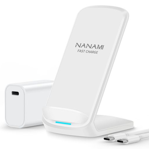 より速い充電スピード:急速充電専用のUSB-Cタイプ20W出力の急速充電器を付属し、iPhone 8以上の機種は7.5W、Galaxyの主にあるスマートフォンに最大10Wのワイヤレス高速充電を実現できます。従来の5W充電アダプターと比べ、充...