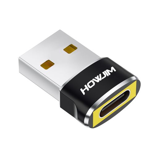 【急速充電】このUSB-C (メス) to USB 2.0 (オス) 変換アダプタはPDおよびQC 2.0の急速充電規格に対応しており、PD 27W/66W、QC 100Wの充電出力に対応しています。標準で複数の充電モードを搭載:5V/2....