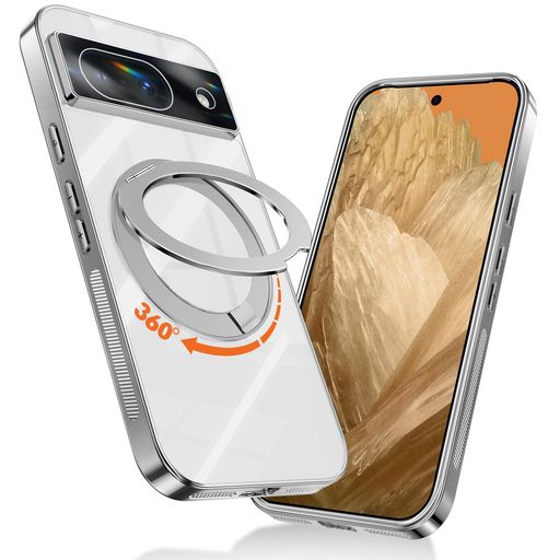 【360°回転スタンド|快適視聴】Google Pixel 8a 専用ケース。スタンドは360°回転&amp;0〜120°角度調整に対応し、縦・横どちらでも見やすく使用できます。動画視聴や通話、会議、レシピ確認など幅広いシーンで活躍。スマホ...