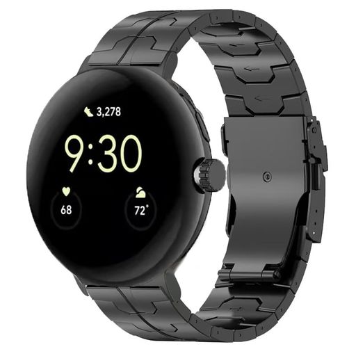 【対応機種】For Google Pixel Watch 4/3/2/1 41mm、Pixel Watch 4/3 45mmのスマートウォッチに対応。 ご注意:スマートウォッチ自体は含まれておりません。 【高品質なチタン製バンド】高品質なチ...