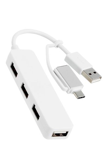 USB-AポートにもUSB Type-C(TM)ポートにも接続できる、変換アダプター付きUSB2.0ハブです。コネクター部分を変えられるため、パソコンとタブレットの両方で使いたい場合にも、これ一つで手軽に兼用できます。便利な4ポートタイプで...