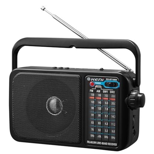 【特 長】 ◆ワイドFM/AM/SW1/SW2に対応 ◆USB/SD/TFカードの再生が可能 ◆乾電池/AC電源2WAY対応 ◆持運びに便利な取っ手付き ◆FM/SWロッドアンテナ搭載 【電源2WAY対応】 電源の供給方法はAC電源と乾電池...