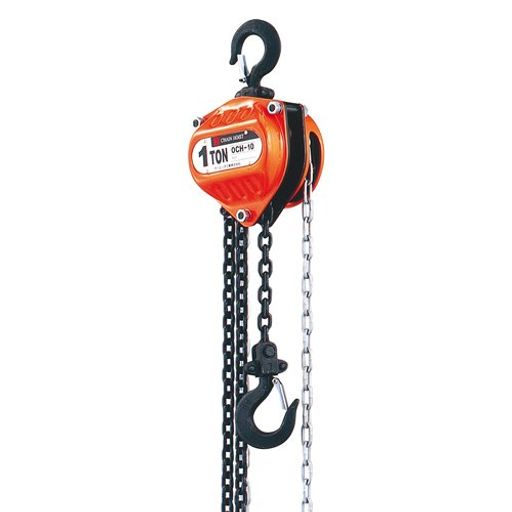 定格荷重:1.0t 標準揚程:2.5m 手引力:32kg 材質:鋼