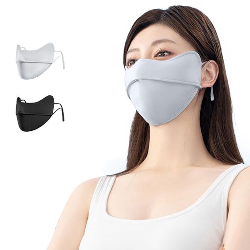 【高いUVカット効果】UPF50+のフルフェイスUVカットマスクで、目元から顎までしっかりカバーします。プロ仕様のアイスシルク日焼け止め生地を使用し、紫外線を99%カット。日焼けしやすい目元や頬もしっかりガード。高いUVカット効果で、お肌を...