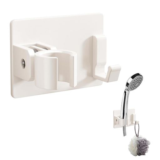 🚿【収納とシャワーを両立】:シャワーブラケットと収納機能を一体化し、小物をまとめて収納でき、シャワー時の利便性を大幅に向上させます。​ 🚿【自由に角度調整】:120° まで自由に固定でき、上下方向に広範囲に調...
