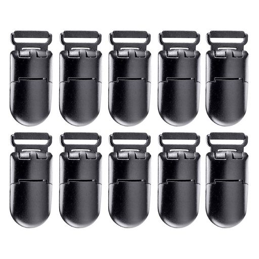 製品サイズ:長さ40mm *幅18mm *高さ8mm。 幅約15mmの平紐、リボンに対応しています。 挟み口は約10mm開きます。 軽い力で開け閉めできるフィッシュクリップ平テープ用です。 入り数:10個入。