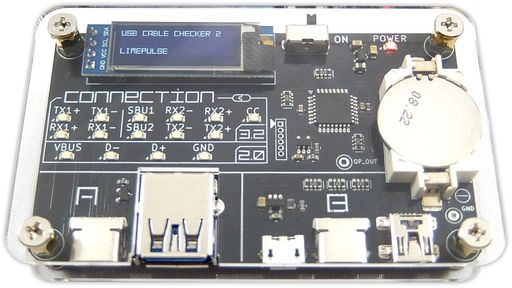 ・Mini-B から Type-C まで、USB 2.0 から 3.2 まで幅広く対応し様々な情報を取得 ・結線状態がひと目でわかる LED を装備 ・ケーブル抵抗や e-marker など各種情報を OLED 画面に表示