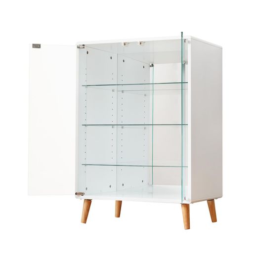 【素材】強化ガラス&amp;MDF 組立:組立必要 耐荷重【天板】5kg【力ラス棚板】2kg【底板】5kg 【3カラー選択可能】ホワイト&amp;ライトグリーン&amp;パープル 推しの色・部屋に合う色・好きな色でお選びいただけます! 【ガ...