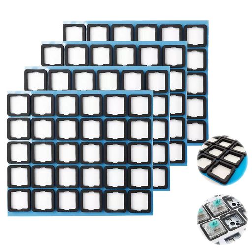 パッケージには120個のメカニカルキーボードサイレンサーパッド。非粘着性プライマーを使用すると、粘着性の残留物が残りません。 柔らかいスポンジ素材を使用しており、高効率のノイズ低減効果があり、回路基板を損傷しません。 モジュラーデザインはあ...