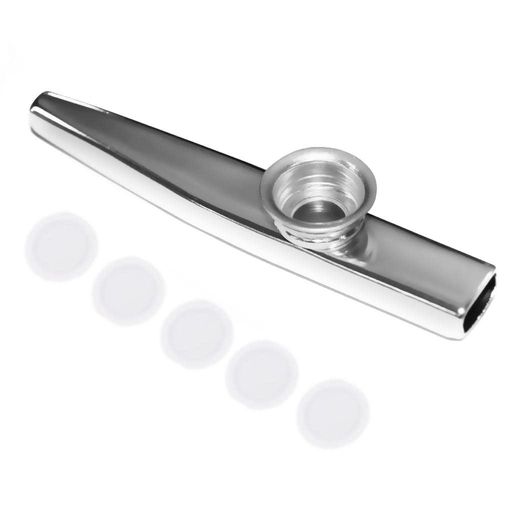 小さいながらもユニークな管楽器 - カズー 高品質アルミ合金製で、破壊することは容易ではありません ボディ、キャップ、および共振器 - の3つの部分から構成 振動膜を介して人 'sのハミングを変更することができます あなたがハミングできる場...