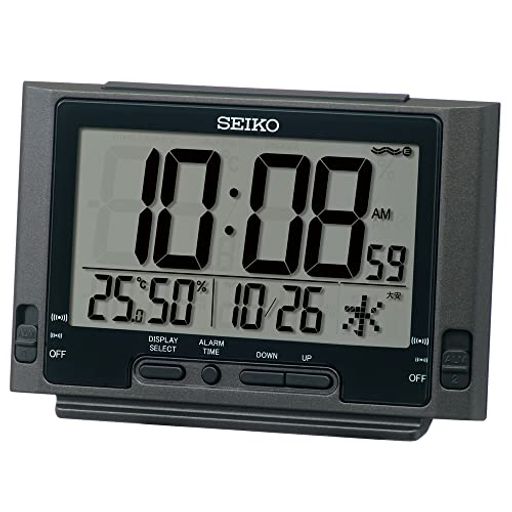 付属品:電池(単3マンガンx2個) 電波修正機能(40kHz/60kHz自動選局・受信OFF機能つき)、2099年までのフルオートカレンダー機能、電子音アラーム(ダンダントーン)、スヌーズ、アラームオートストップ(約5分間) 選べるスヌーズ...