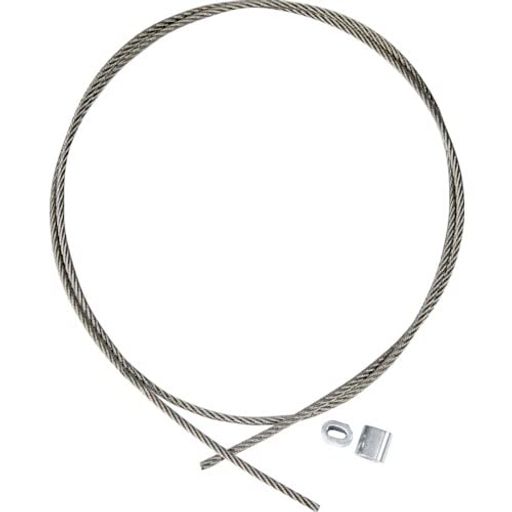 TRUSCO ステンレスワイヤカットロープ+スリーブ付 3.0パイΦx2000mm(アルミスリーブ2個付 ) SRCWS3.0X2M
