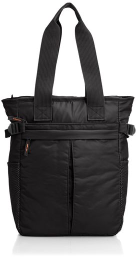 原産国:中国 表地: ナイロン タテ39cmxヨコ(上部40cmx底部29.5cm)xマチ15cm ポケットの数:7(外側5/内側2) 重量:420g 持ち手の全長:65cm