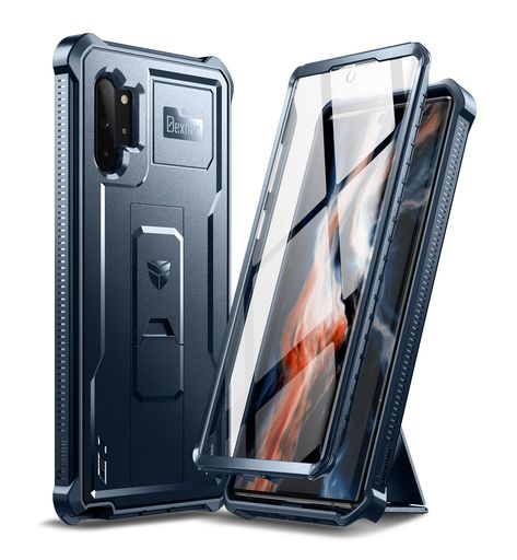 【完全フィット設計】 Galaxy Note 10+専用ケースです。軍用規格の耐衝撃テストをクリアした全方位保護ケースで、ボタン操作のしやすさを考慮した精密カットアウト設計。スピーカーやカメラ、充電ポートにもスムーズにアクセスでき、タッチ感...