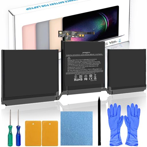 【置換 MacBook pro 13インチA1708バッテリー 用】 バッテリー型式:A1713/A2171。容量:5800mAh/66.2Wh, 電圧:11.41 V。バッテリタイプ:リチウムポリマー 【電池優勢】1. 電池寿命が1500...
