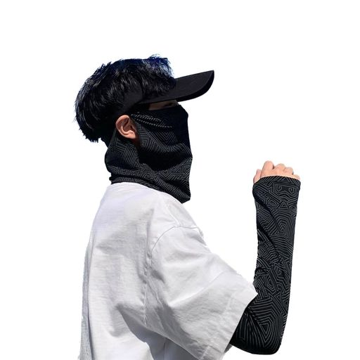 ファッション外観:シンプルなデザインで、ファッション感を失わず、さまざまな場面での着用に適しており、お客様の個性的な魅力を示しています。ネックウォーマー単品とネック&amp;アームカバー2点セットの選択があり、2点セットのアームウォーマーは...