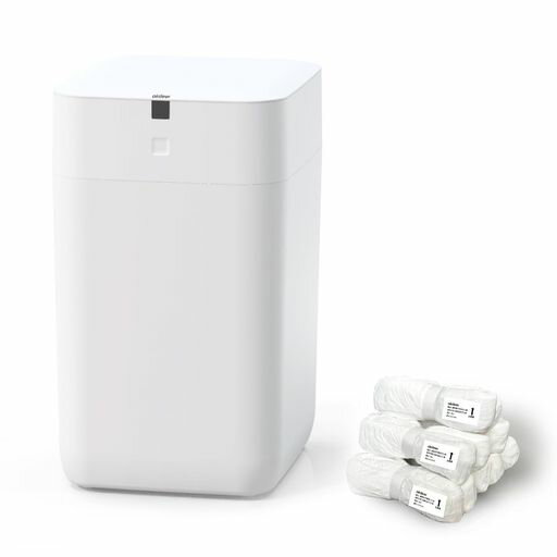 【ワンタッチ自動密封】Airdeerスマートゴミ箱は、ワンタッチでゴミ袋を自動的に密封する機能を備えており、タッチボタンを押すだけでゴミを直接触ることなく袋を密封できます。 【袋交換を自動化】密封されたゴミ袋を取り出すと、Airdeerゴミ...