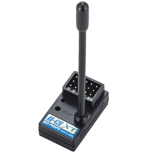 サイズ:30.9x18.4x13.5mm、重量:5.4g、電源電圧:4.8~7.4V、周波数帯:2.4GHz (XT) チャンネル数:通常4CH、シリアル8ID、ブラックシールドアンテナ (ショート)、金メッキ端子、テレメトリー対応 シリア...