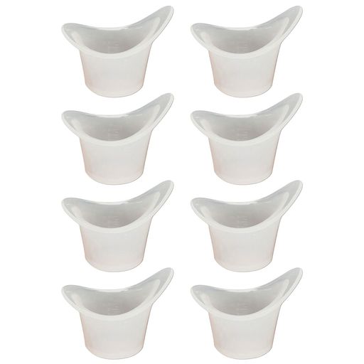 【パッケージ】洗眼カップ8個セット。目盛りは10mlです。サイズ:4.9*4.1cm。ユニバーサルサイズとポータブルなデザインで、非常に実用的です。 【安全な素材】洗眼カップは高品質のシリコンで作られており、柔らかく、耐久性があり、環境に優...