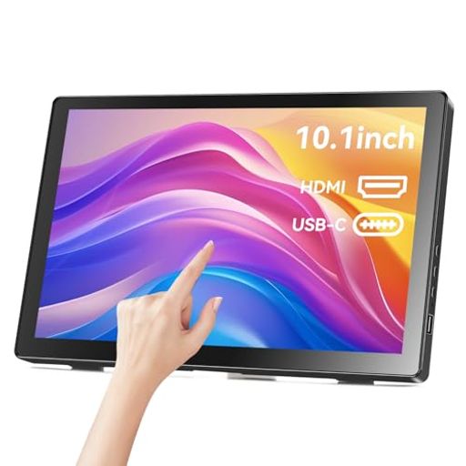1.10.1インチポータブルモニター。1366x768P、60Hz、400cd/m2の輝度、178°の広視野角。より明るい白とより深い黒を実現し、全体的な画質を向上させ、視覚パフォーマンスを最適化します。 2.タッチスクリーンモニターは、ノ...