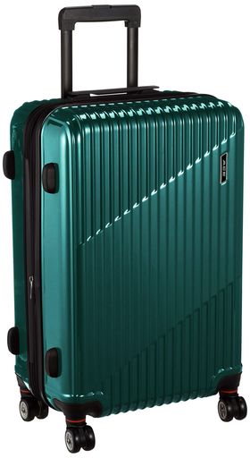 スーツケース(ファスナータイプ) 【外寸サイズ】 H68xW45xD27/31cm 【総外寸】 140cm 【容量】 64/70L(拡張時) 【重量】 4.3kg 5~7泊用 無料預入受託サイズ(3辺合計158cm未満) 表地: ポリカーボ...