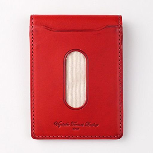 素材表地:ItalianVegetableTannedLeather/Liscio 仕上げコバ縁返し縫い仕上げ同色ステッチ サイズ100x74x13mm 重さ約46g個装OPP袋+上下カブセのギフトボックス入り