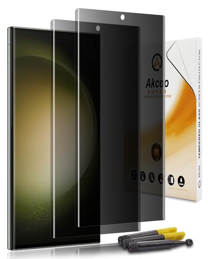 [プレミアムガラス素材採用]SamsungGalaxyS23Ultra専用に設計された本製品は、従来の約4倍の強度を誇るプライバシー保護タイプの強化ガラスを採用し、画面全体をしっかりと保護します。TPU・PET・ハイブリッドタイプなどのプラ...