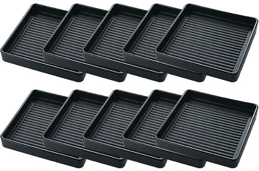 サイズ(約):1個/19.8x19.8x3.3cm 本体重量(約):1個/314g 素材・材質:耐熱ABS (アクリロニトリル・ブタジエン・スチレン) 樹脂 生産国:日本 耐熱温度:80度~100度(※原料のグレードにより異なります)、食洗...
