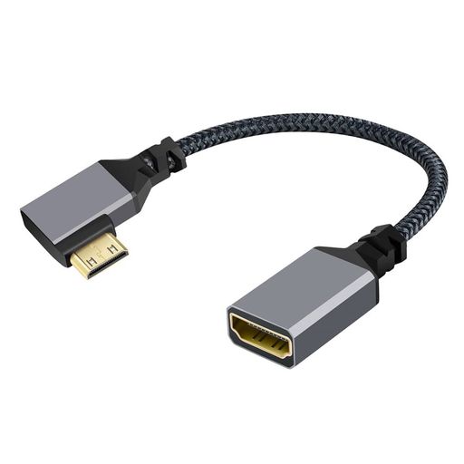 現在のHDMI 1.4仕様をすべて満たし、すべてのHDTV解像度をサポートします。 MINI HDMI-HDMI延長ケーブルをつなぐためのMINI HDMIカプラー。 特別な絡み防止設計ナイロン編みスリーブジャケットで、長期にわたって頑丈な...