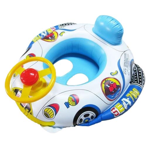 【車のデザイン】とっても可愛い車のデザインで、プールでも注目を浴びること間違いなし。夏の楽しい時間を家族と共有するための最高の選択。 【安心な素材】私たちの浮き輪は、環境にやさしい高品質のPVC素材を採用しています。柔らかく肌触りがよく、耐...