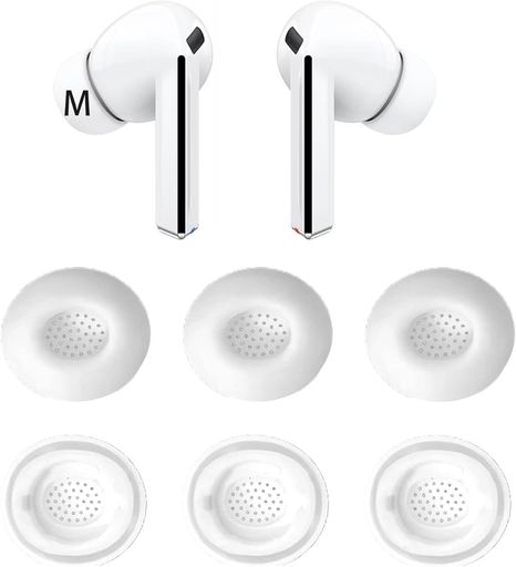 GalaxyBuds3Pro用イヤーピースS/M/L3サイズ6ペアシリコン製イヤホンイヤホンキャップです。付属イヤーチップ紛失、或いは耳に合わない場合最高の交換品です。 対応機種:GalaxyBuds3Proのみに適合します。ほかのイヤホン...