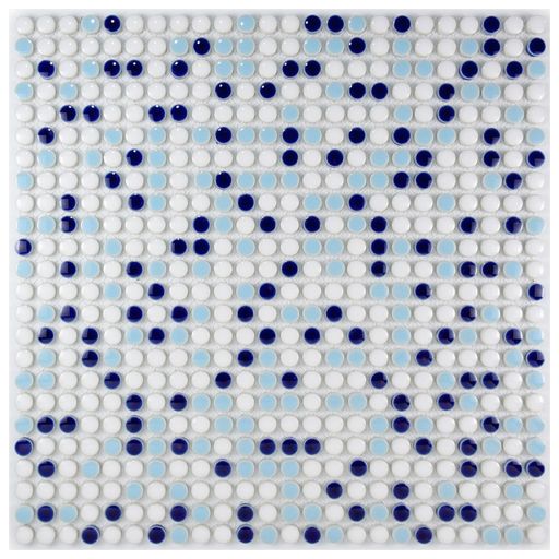 10丸タイル+10角タイル、10丸タイルモザイクタイルシート シート:約302x302x4mm約600g 10丸タイル:φ10x4mm磁器質施釉(美濃焼) 10角タイル:10x10x4mm磁器質施釉(美濃焼) おすすめの使用場所:内装壁◎内...