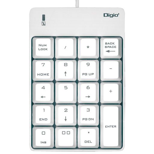 ドライバ(ソフトウェア)インストール不要。挿してそのまま使えるUSBテンキー。 コンパクトサイズで机の上も広く使える デスクトップキーボードと同じで使いやすい19mmキーピッチ 深いストロークでしっかりとした押し心地のメンブレン方式 LED...
