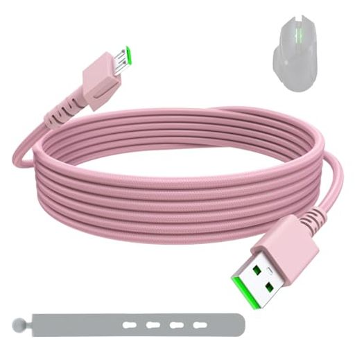 幅広い互換性:RazerViperUltimate、BasiliskUltimate、ViperV2Pro、ViperProなど複数のRazerゲーミングマウスに対応したMicroUSB充電ケーブルです。お使いのデバイスに安定した接続と充電...