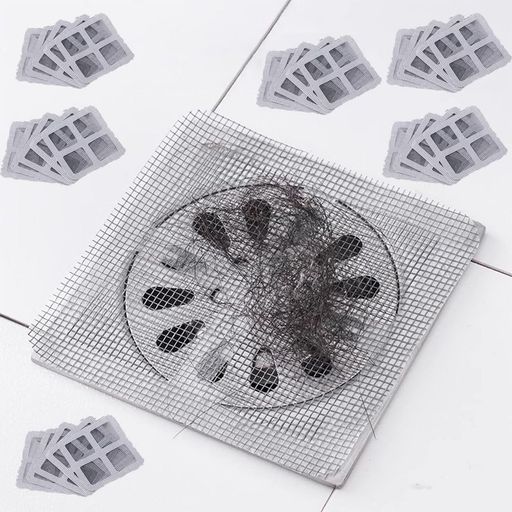 1:【商品仕様】素材:プラスチックによって編まれる金網。セット内容:30枚入。サイズ:10cm*10cm。 2:【使いやすい】本製品はシールタイプとなっており、排水口部分に貼り付けるだけで設置は完了です。お風呂の排水口に貼って、髪の毛やゴミ...