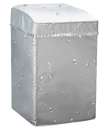 【商品情報】素材:厚手オックスフォード生地、カラー:スーパー厚シルバー、S、M、L、XL、四つのサイズ選択可。Sサイズ:52*54*88cm、洗濯4.5ー6kgの洗濯機に適用です。 【スーパー厚生地】この洗濯機カバーは厚手の改良した420D...