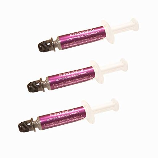 熱伝導率>6.5W/m-k 熱抵抗0.0016k-in/W 動作温度:-30/280°C。 各パックには、高性能サーマルペースト/グリース1グラムが含まれます。 ヒートシンクやCPUGPUICチップなどのインターフェースを冷却するため...