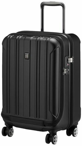 キズが目立たないシボ加工 フロントオープン機能で取り出しやすい! 容量:約36L 総外寸:53cmx35cmx25cm