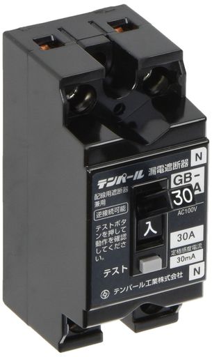 ●定格使用電圧:AC100V●定格電流:30A●定格使用電流:30MA●極数:2P●素子数:1E●フレーム:30AF●最大動作時間:0.1秒●表面形端子仕様:ソレダレス端子方式(当座金付)●接続可能最大電線(MM2):8●逆接続可能